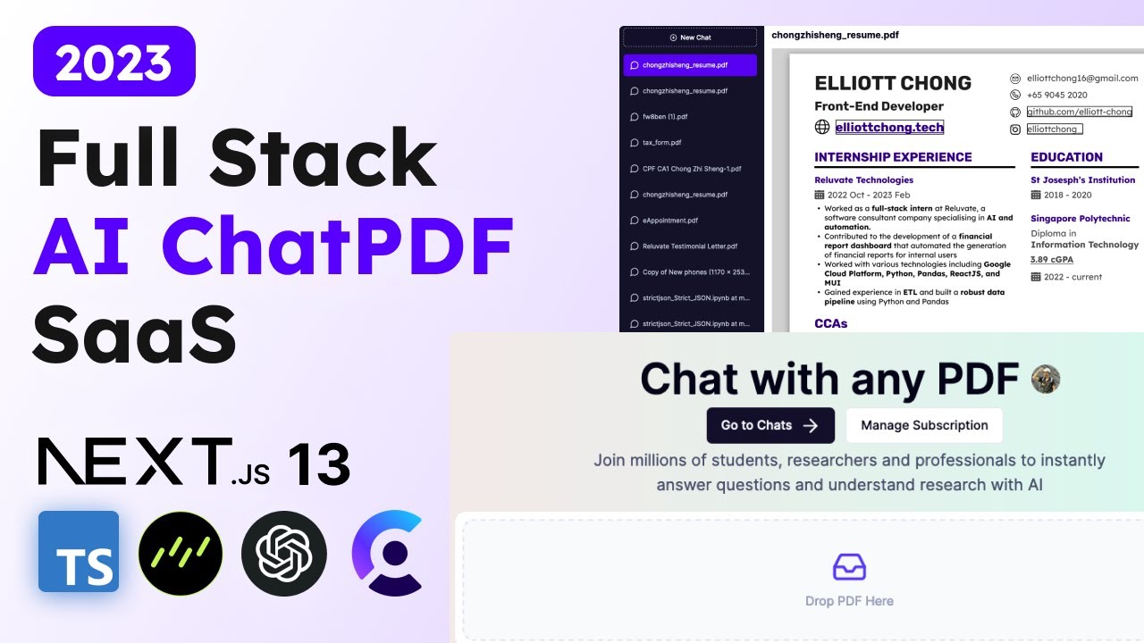 Build And Deploy A Full Stack Ai Saas Next Js 13 Drizzleorm Openai Stripe Typescript