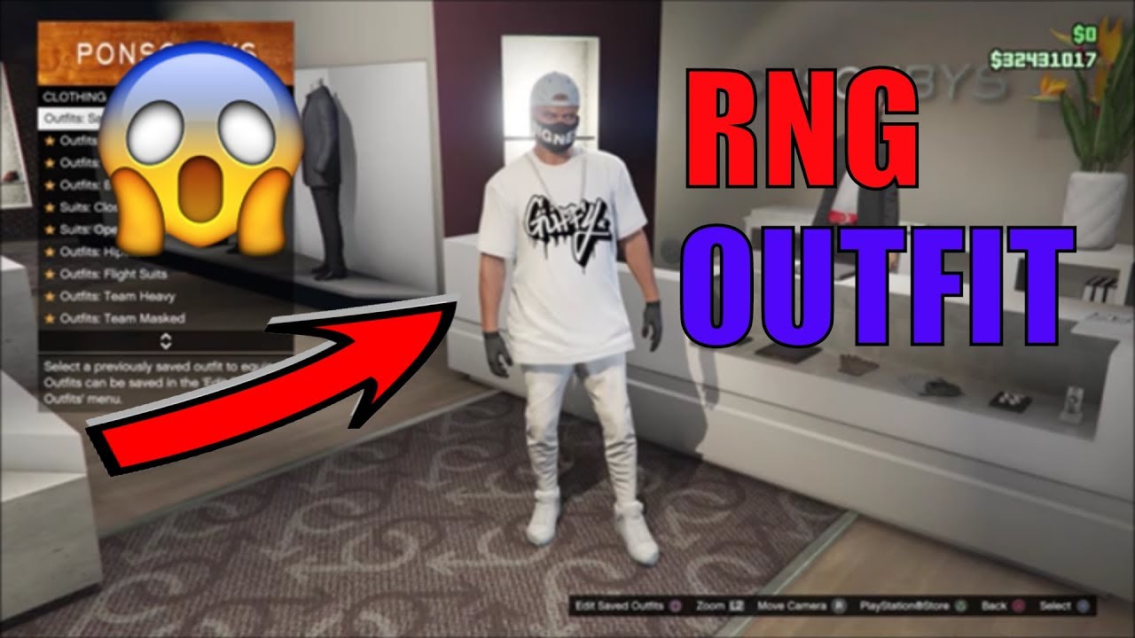 GTA 5 Online Modded White RNG Outift Glitch (PS4/1.42) *Quick and Easy ...