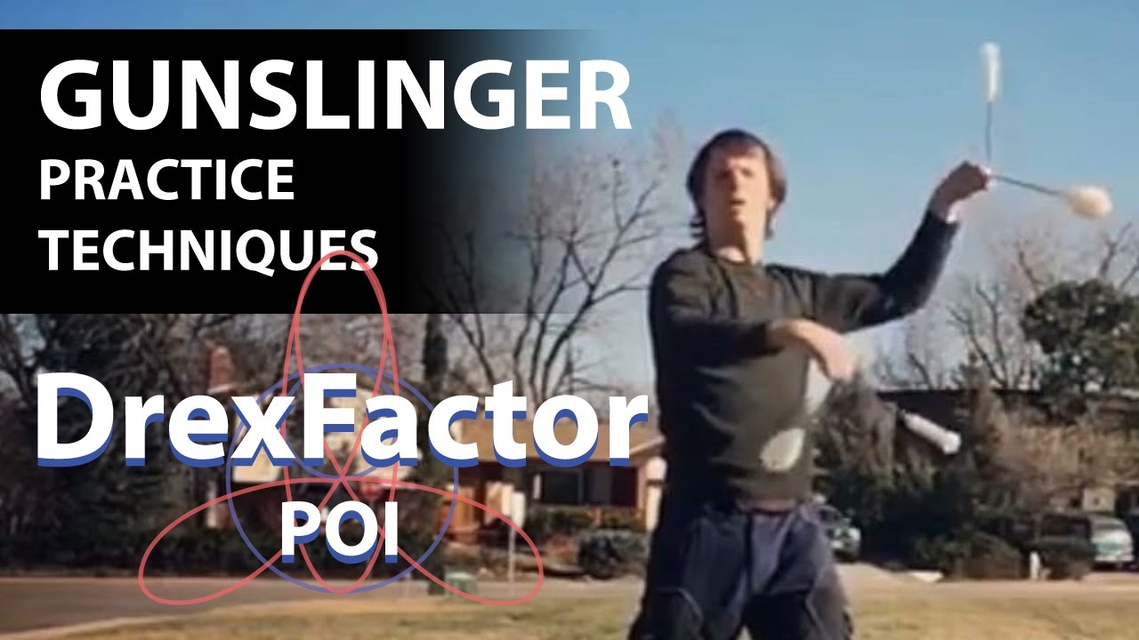 Gunslinger Practice 12/16 Poi Spinning Tricks - YouTube