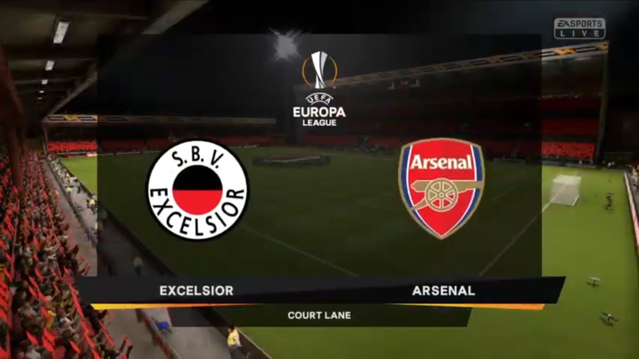 Excelsior vs Arsenal Europa League - YouTube
