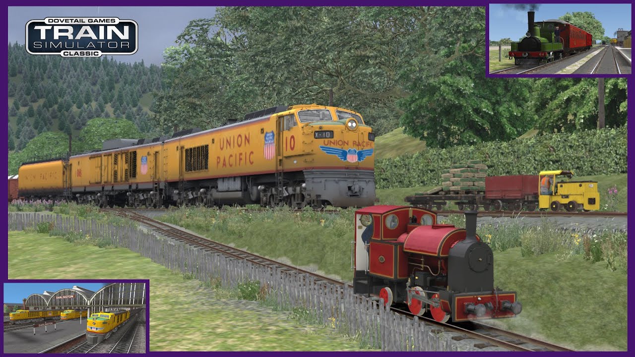 Union Pacific GTELs on a World Tour ~ Train Simulator - YouTube