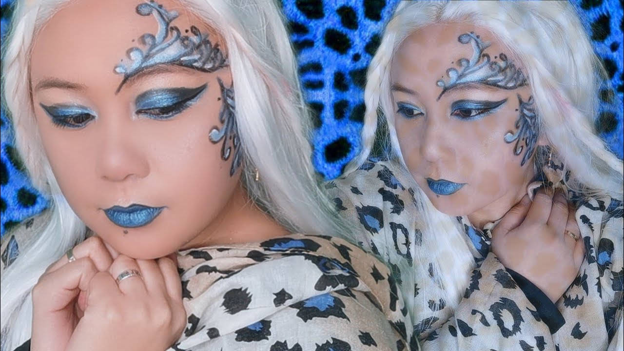 BLUE MAKEUP SWIRLS - YouTube