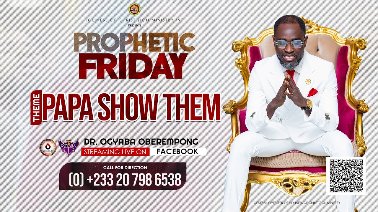 LIVE NOW🔥PROPHETIC SERVICE: Theme: PAPA SHOW THEM, with the State ...