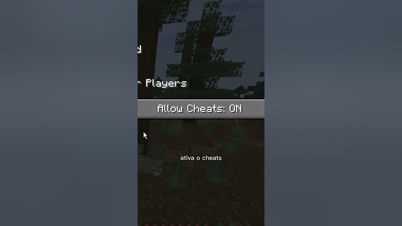 COMO ATIVAR OS CHEATS E REVIVER NO MODO HARDCORE NO MINECRAFT! #shorts ...