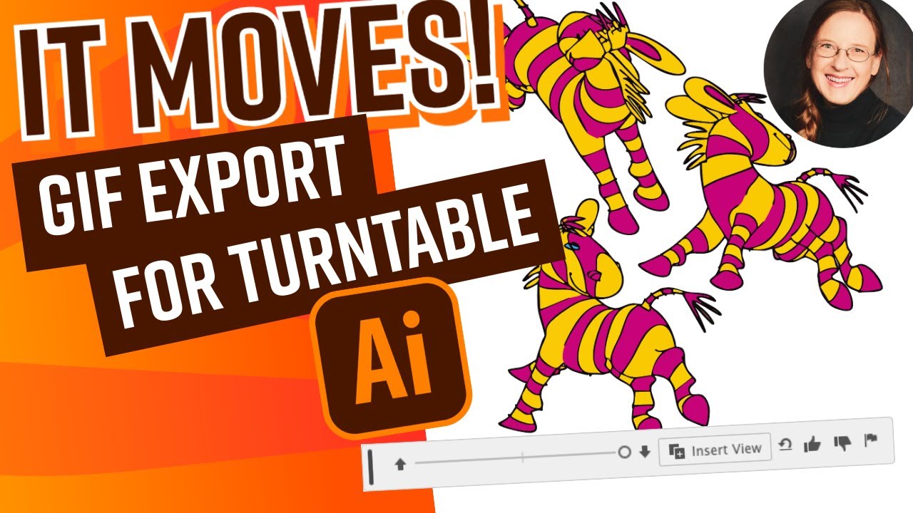 Animated GIF Export For Illustrator Turntable – New in Beta - YouTube