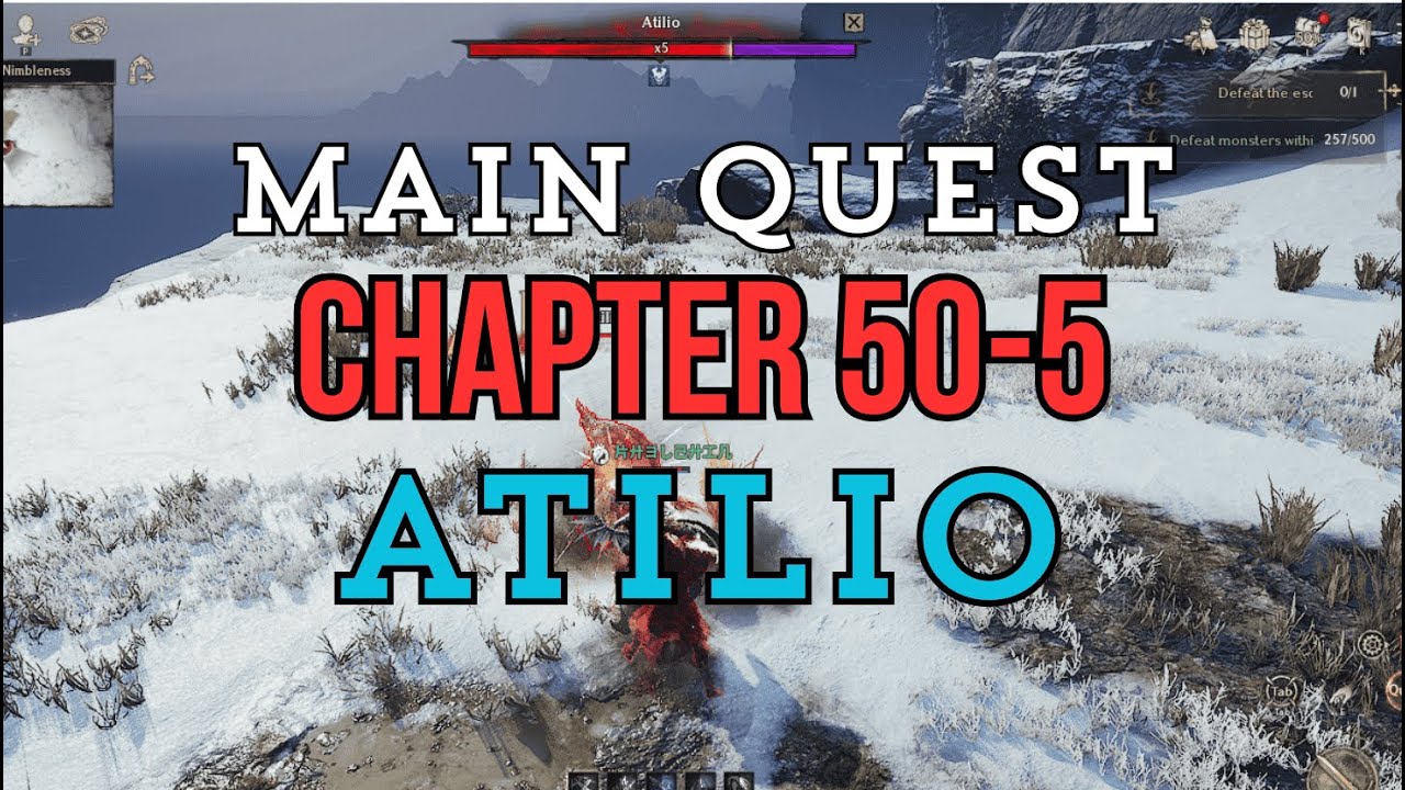 Night Crows Main Quest Chapter 50-5 Atilio - YouTube