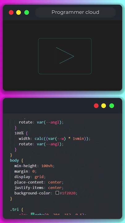🎬 Animated Play Button Pure CSS No SVG 💻 - YouTube