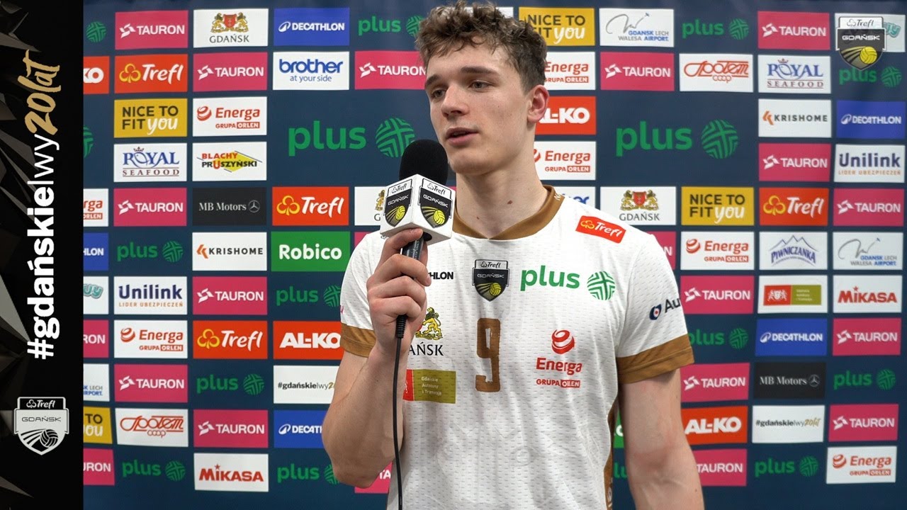 MVP Aliaksei Nasevich po wygranej z Nowak-Mosty MKS-em Będzin | Trefl Gdańsk - YouTube