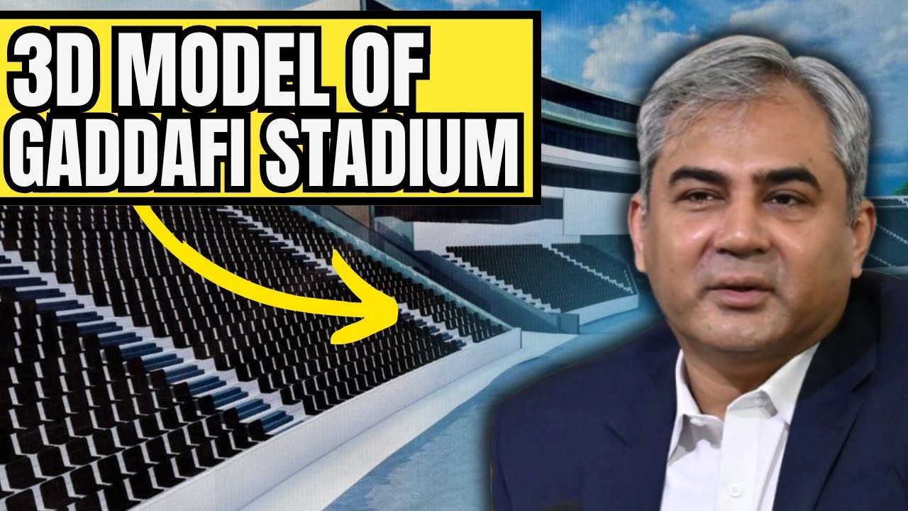 Gaddafi Stadium 3D Model: New Coach For White Ball? | Stump Analysis ...