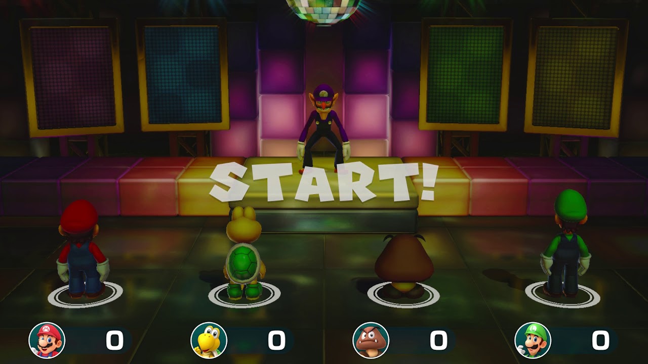 Super Mario Party - Mini Games - Time to Shine (Free For All) - YouTube