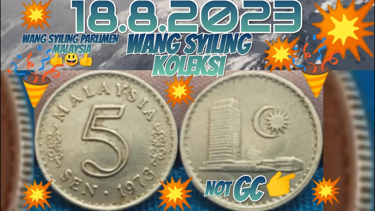 #DESIGN WANG SYILING PARLIMEN MALAYSIA 5 SEN TAHUN 1973😃😃😃 - YouTube