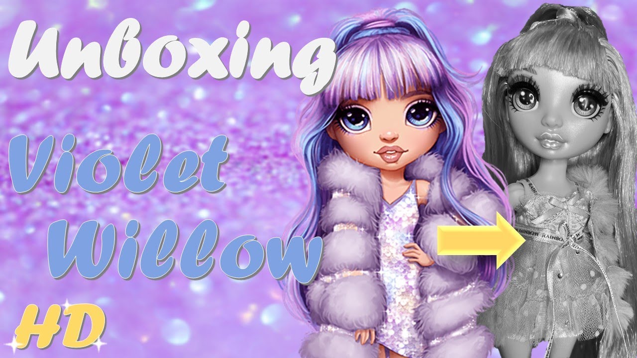 Violet Willow 🌈 Rainbow High Series 1 🌈 | Doll Unboxing & Review - YouTube
