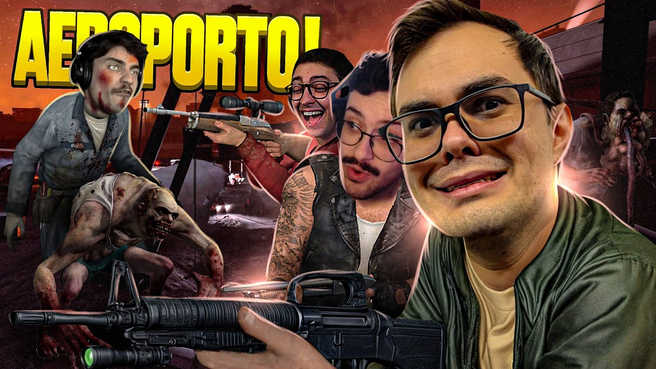 AEROPORTO MALDITO! - LEFT 4 DEAD COM ALANZOKA MOUNT E GALAGOL PARTE 3 - YouTube