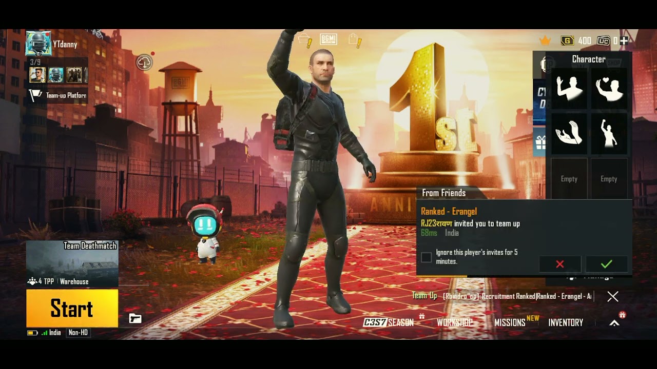 Victor In Bgmi / Victor Emote /First Video - YouTube