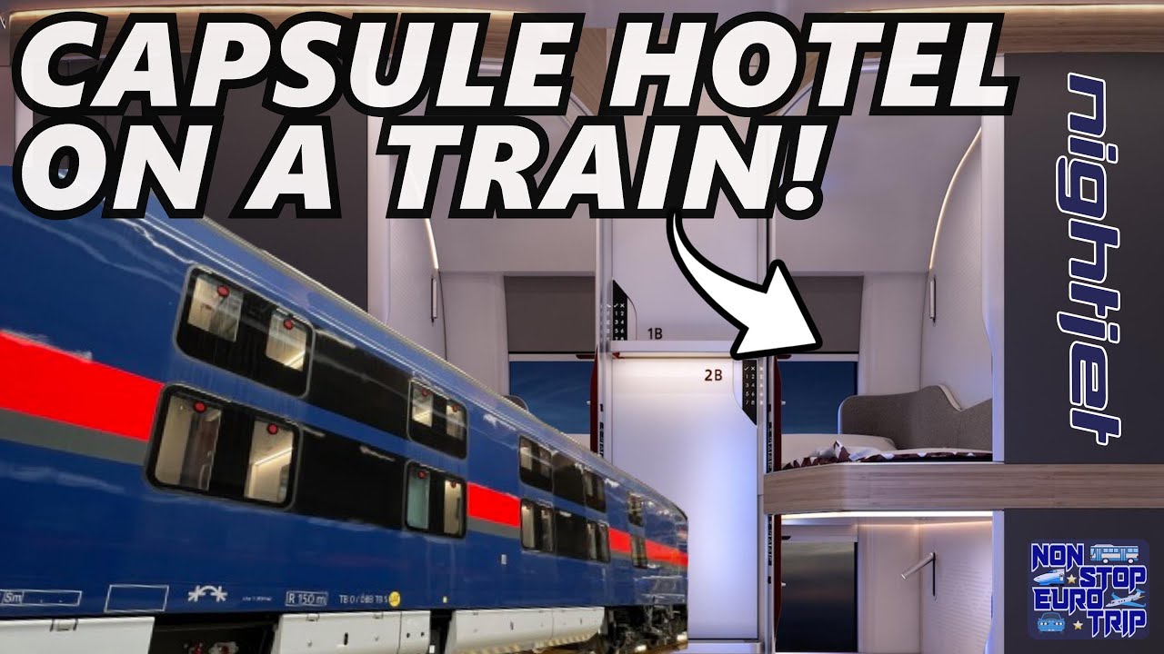 Inaugural NIGHTJET Sleeper POD 'Next Generation' Night Train - YouTube