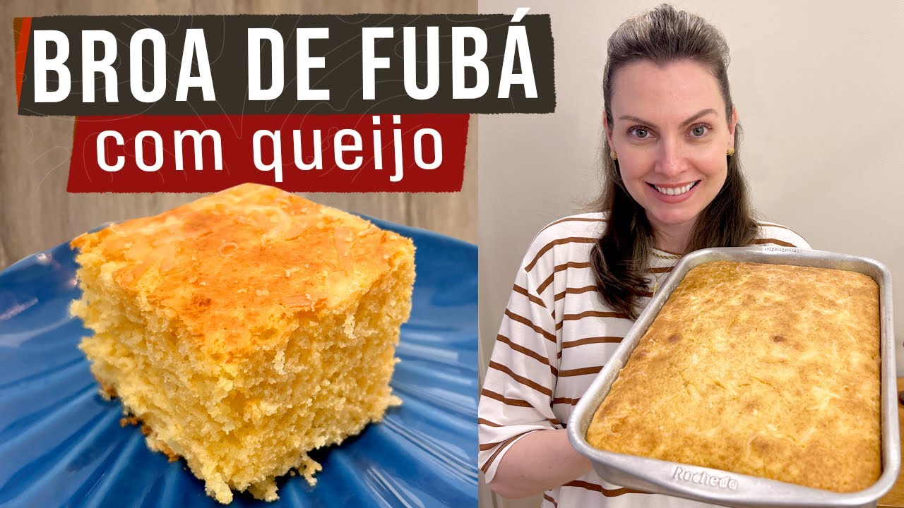 BROA DE FUBA COM QUEIJO - YouTube