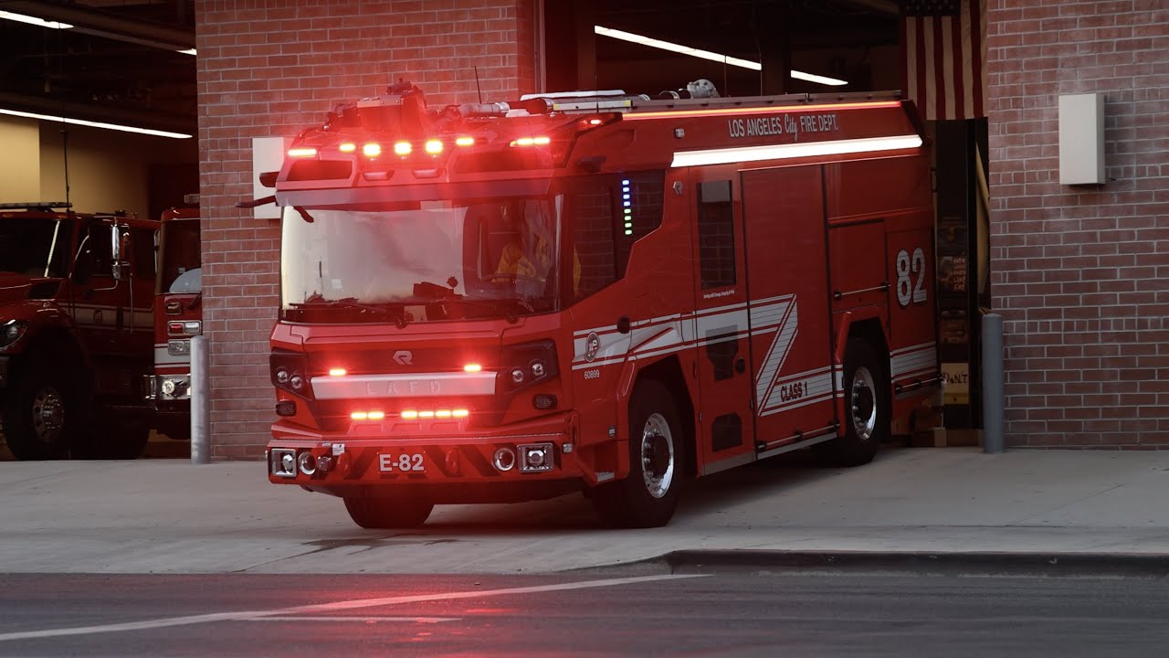 United States First All Electric Fire Engine Responds To Its First Call ...