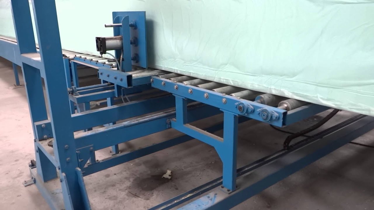 continuous foam machine ECMT-100 - YouTube