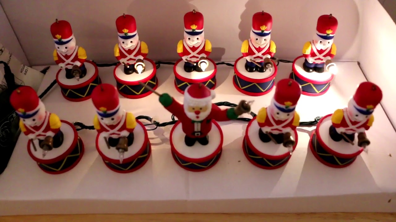 Santa's Snowman Band Musical Lights Christmas Decoration - YouTube