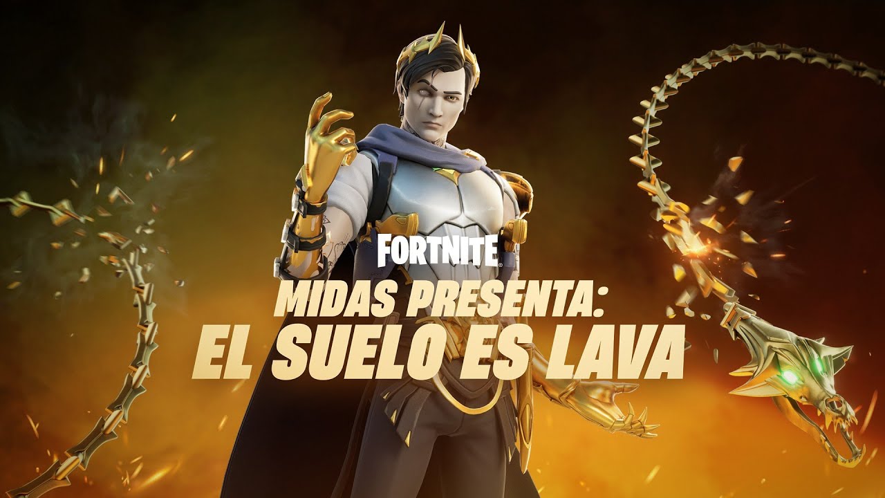 JUEGO el SUELO ES LAVA de MIDAS🌋🔥 | FORTNITE - YouTube
