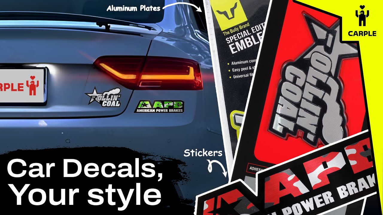 Aluminum or Vinyl? Which Car Sticker Material Should You Choose for ...