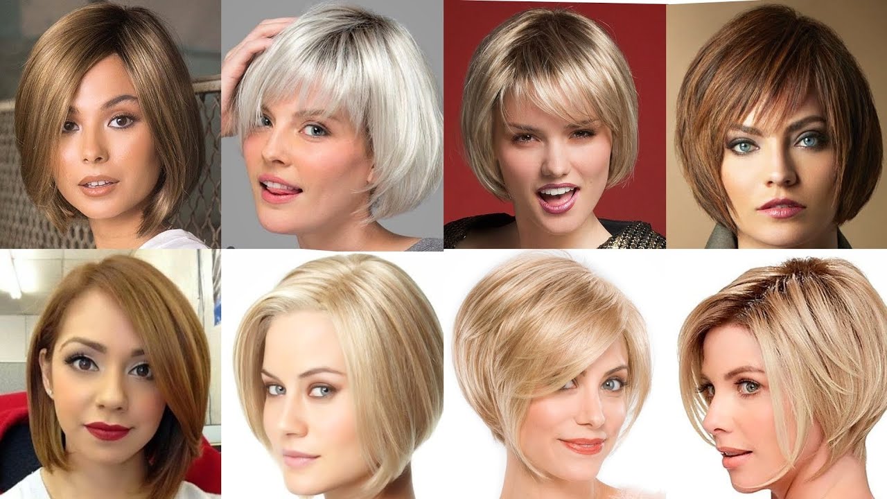 Best Short Bob Haircuts With Curtain Bangs For Women According To Celeb Hairstylists 2023 - YouTube