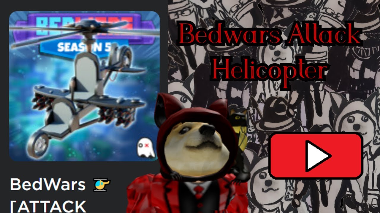 Bedwars Attack Helicopter! New item! | ROBLOX BEDWARS - YouTube