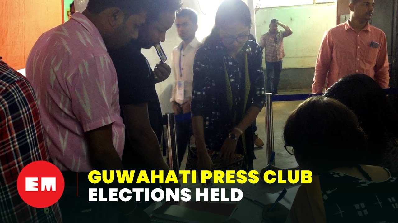 Assam: Guwahati Press Club holds historic elections after 17 years - YouTube