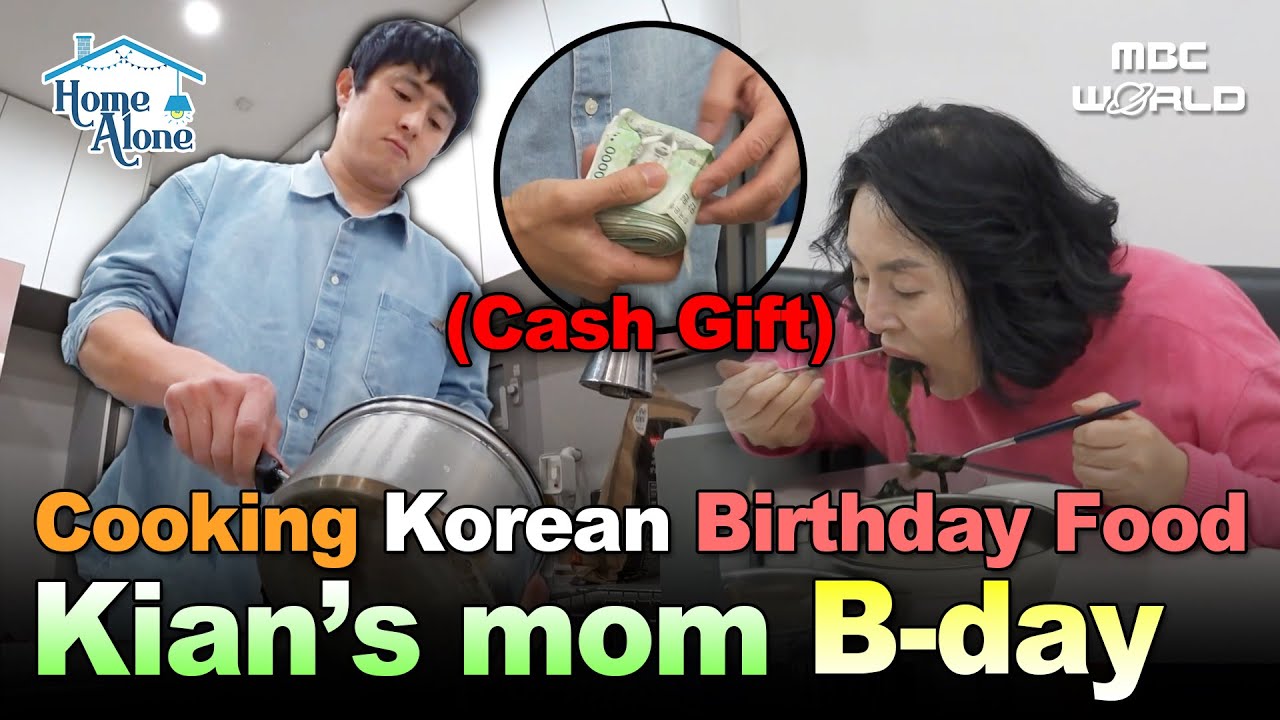 [Sub] Kian Cooks for His Mom’s Birthday🧑‍🍳 | Korean Birthday Food ...