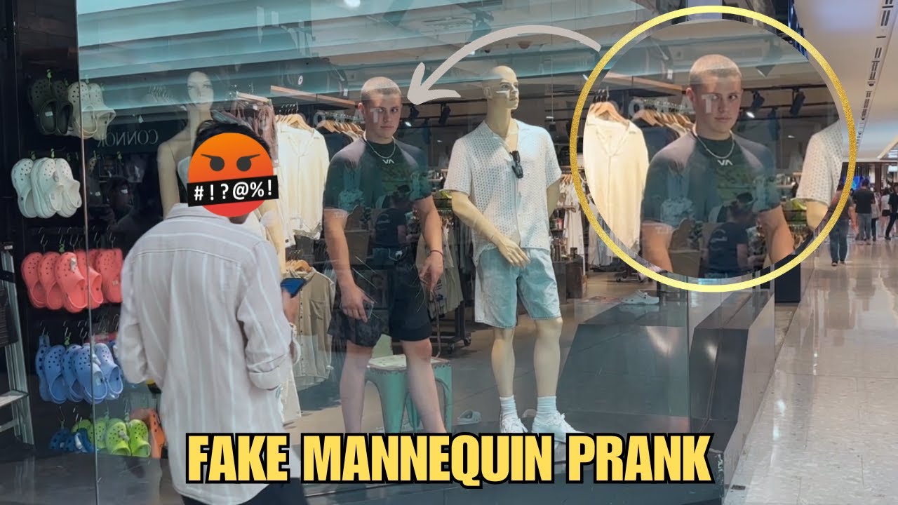 FAKE MANNEQUIN PRANK & heaps moreeee - YouTube