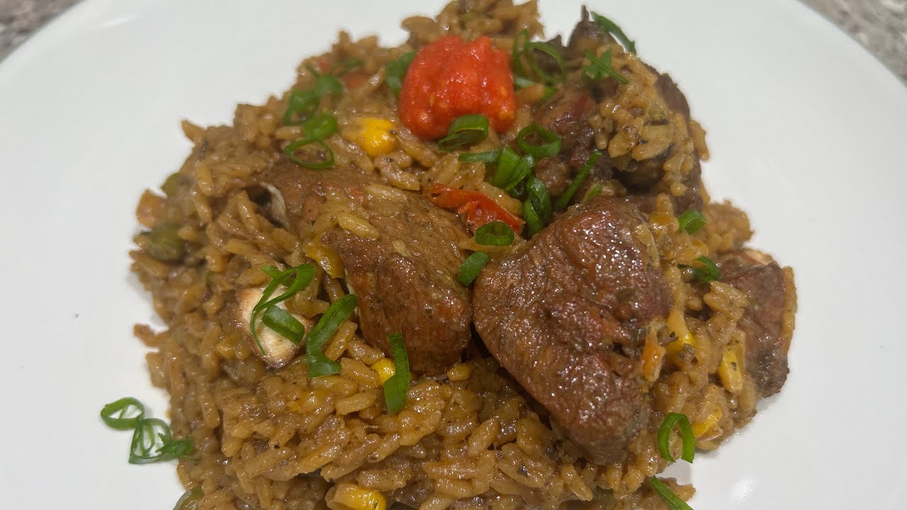 Tasty Trini Chicken Pelau ! QUICK & SIMPLE lunch for the whole family ...