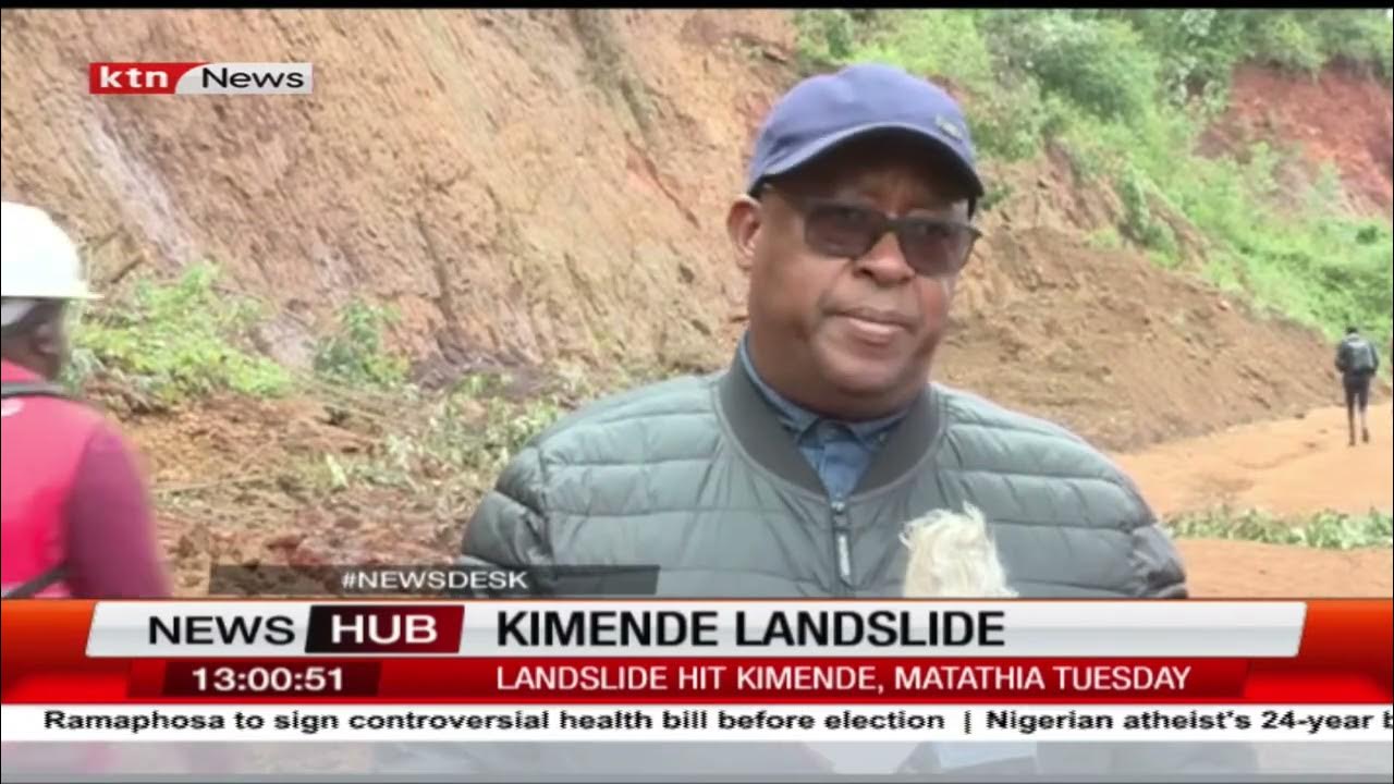 Three people missing, feared dead after landslide hit Kimende - YouTube