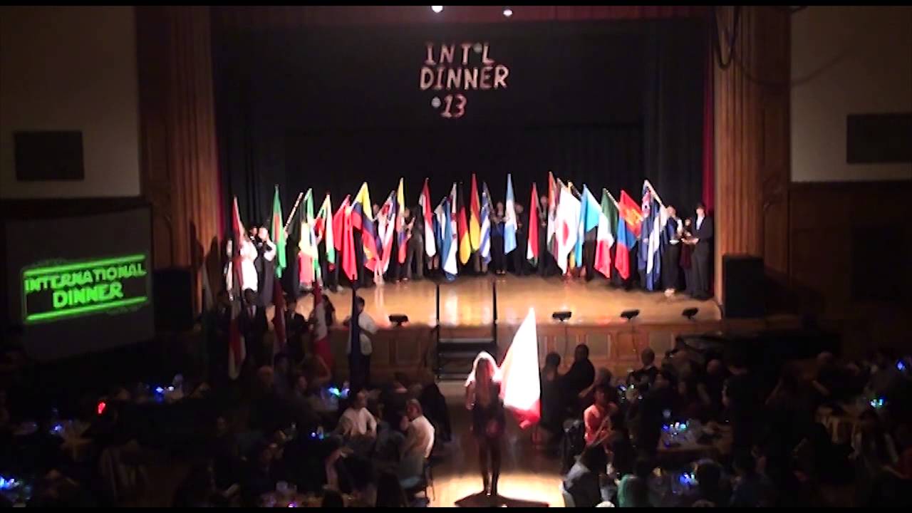 WPI International Dinner Flag Parade 2013 - YouTube