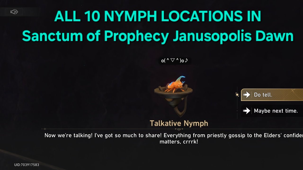 All Nymphs in Sanctum of Prophecy Janusopolis Dawn #honkaistarrail 3.1 ...