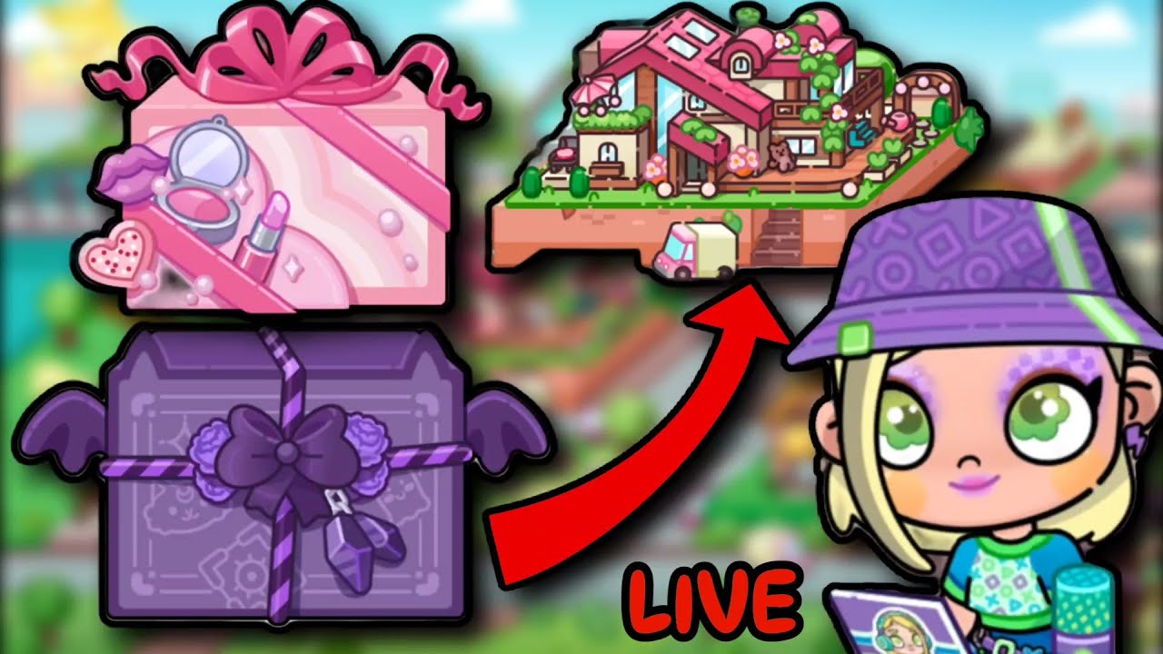 (LIVE) PREPPY vs EMO House Maker Rooms - Avatar World (gameplay with ...