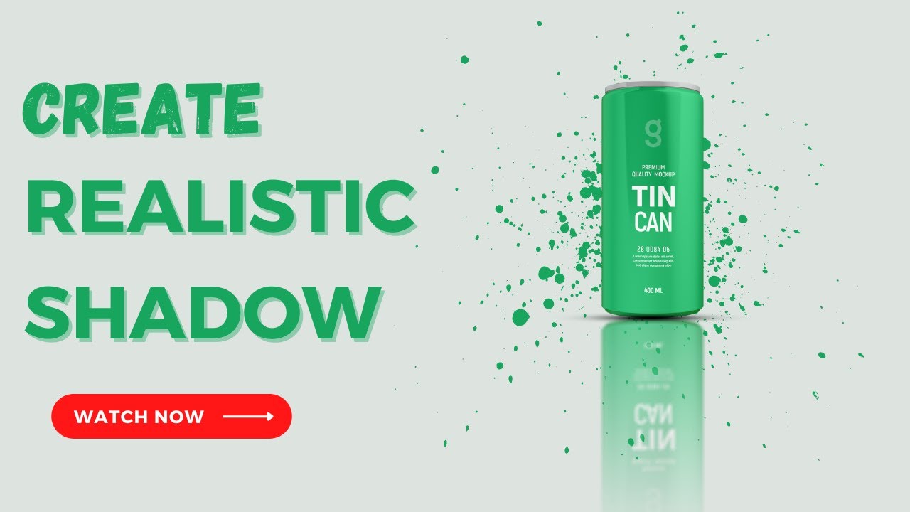 Create Realistic Shadow in photoshop - Product Photography #YearofYou ...