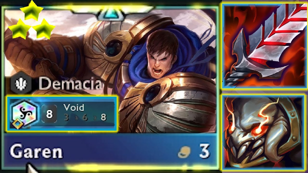 3 Star Garen Build 8 Void | TFT SET9 RANKED - YouTube
