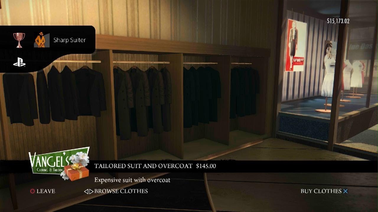 Mafia II: Definitive Edition Buy Luxury Suit For Sharp Suiter Trophy ...
