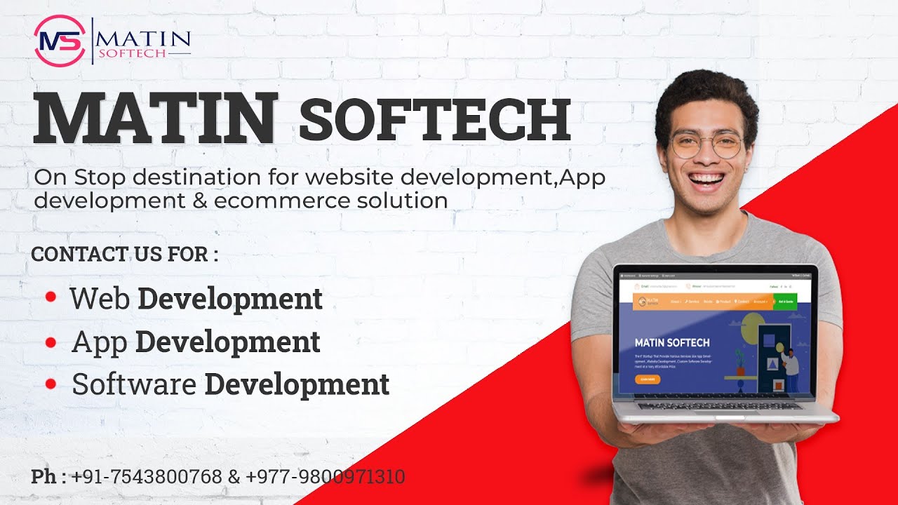 Matin Softech | Website development company in Nepal and India - YouTube