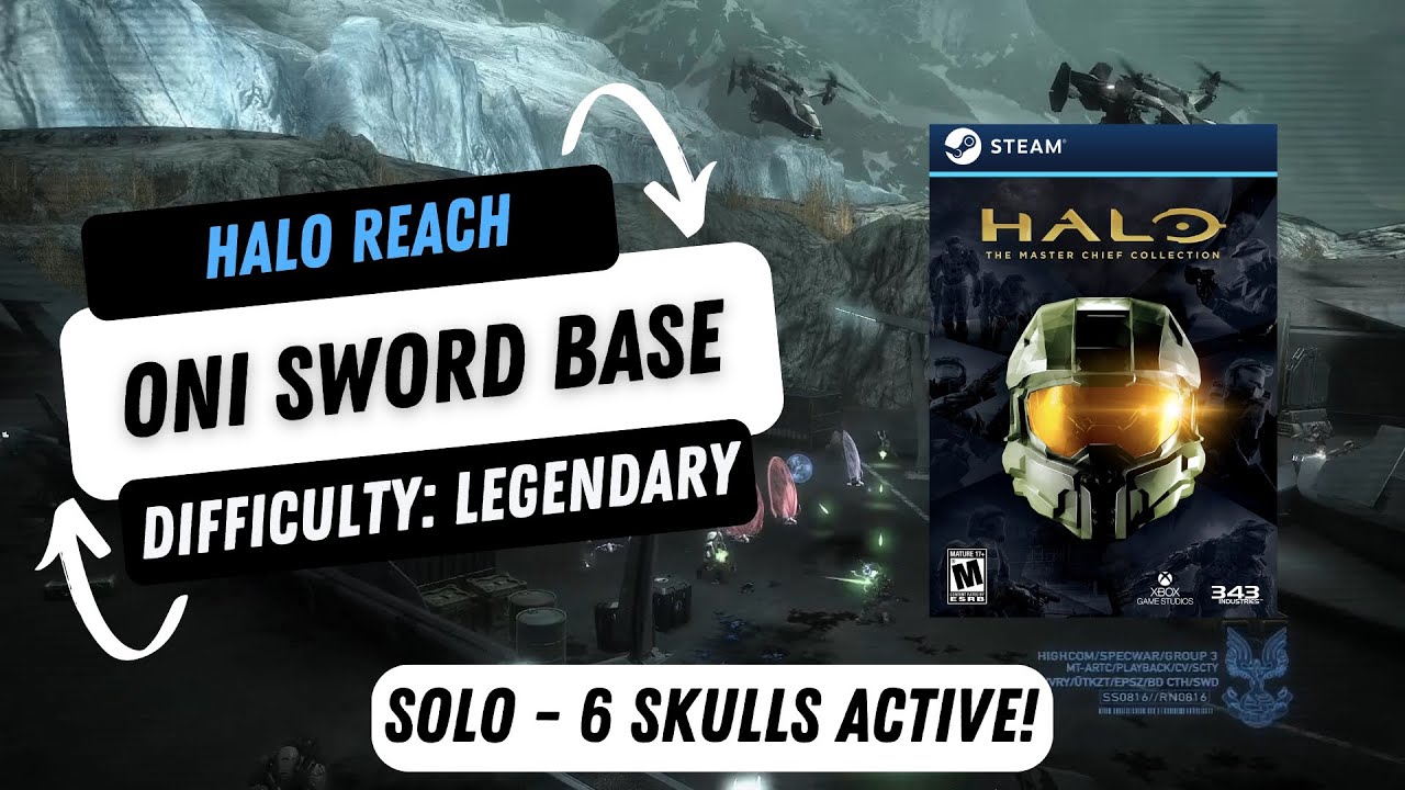 Halo Reach! Mission 02 ONI Sword Base! [Legendary] (No Deaths) - YouTube