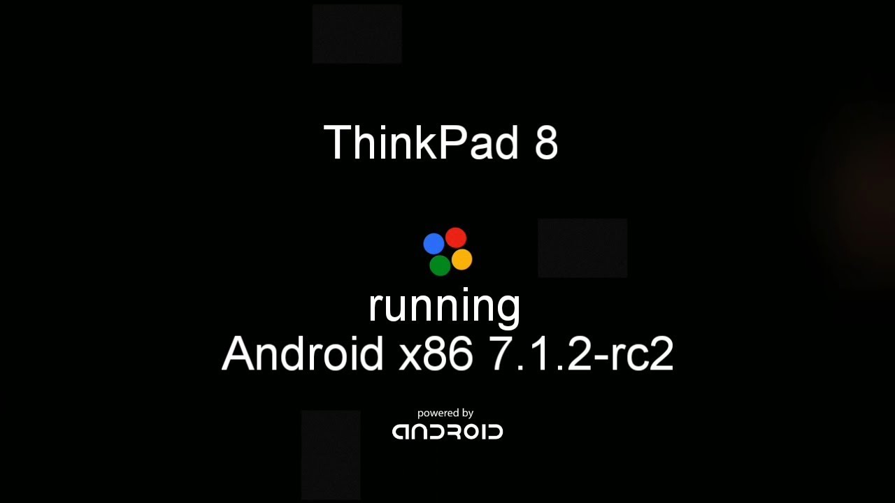 ThinkPad 8 running Android x86 7.1.2-rc2 - Modded by LFOM - YouTube