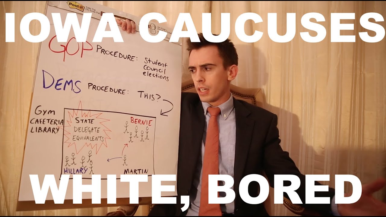 The Iowa Caucuses Explained White Bored Youtube