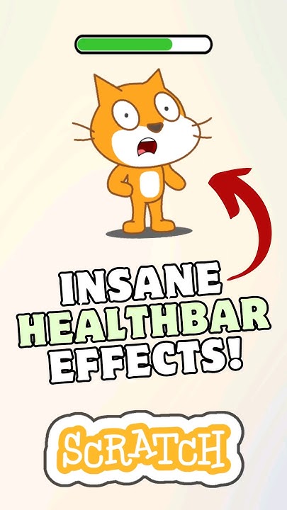 How To Make Awesome Health Bars In Scratch 🔥🔥🔥 Scratch Scratchprogramming Shorts Youtube