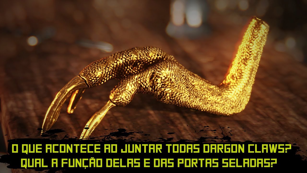 Skyrim - O que acontece ao juntar todas as Dragon Claws / Garras de ...