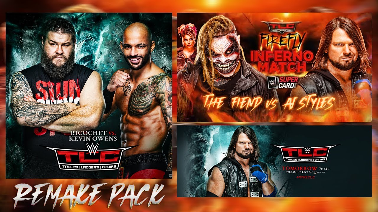WWE TLC 2020 REMAKE PACK (PORTADA, PERFIL & MATCH CARD) PSD & PARTES ...