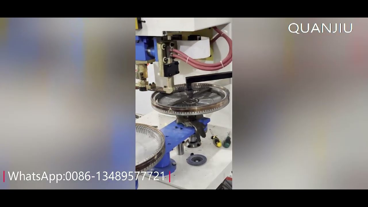 Automatic Metal Wire Ring Welding Machine for House Fan Guard - YouTube