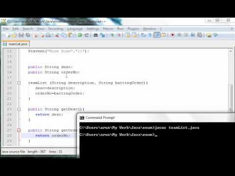Learn Java in Hindi 36: Enumeration - YouTube