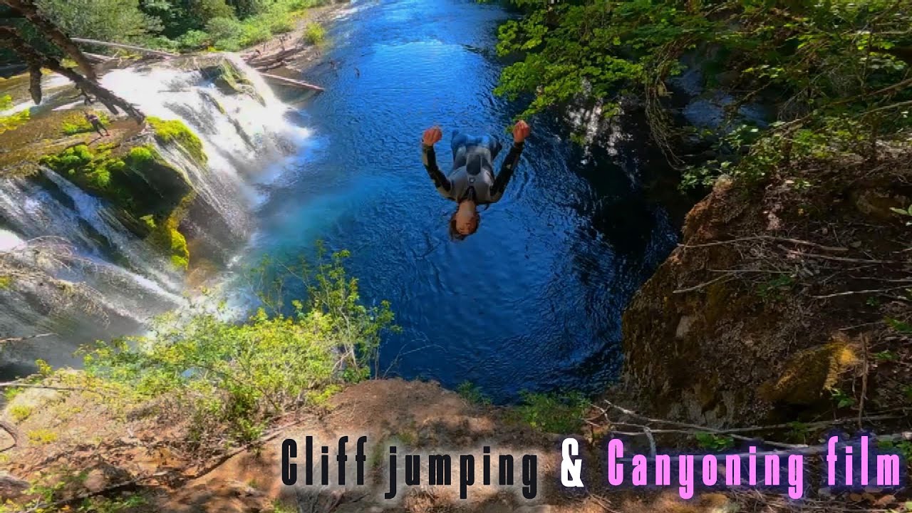 PNW is a PLAYGROUND pt. 2 Cliff jumping and Rappelling waterfalls - YouTube