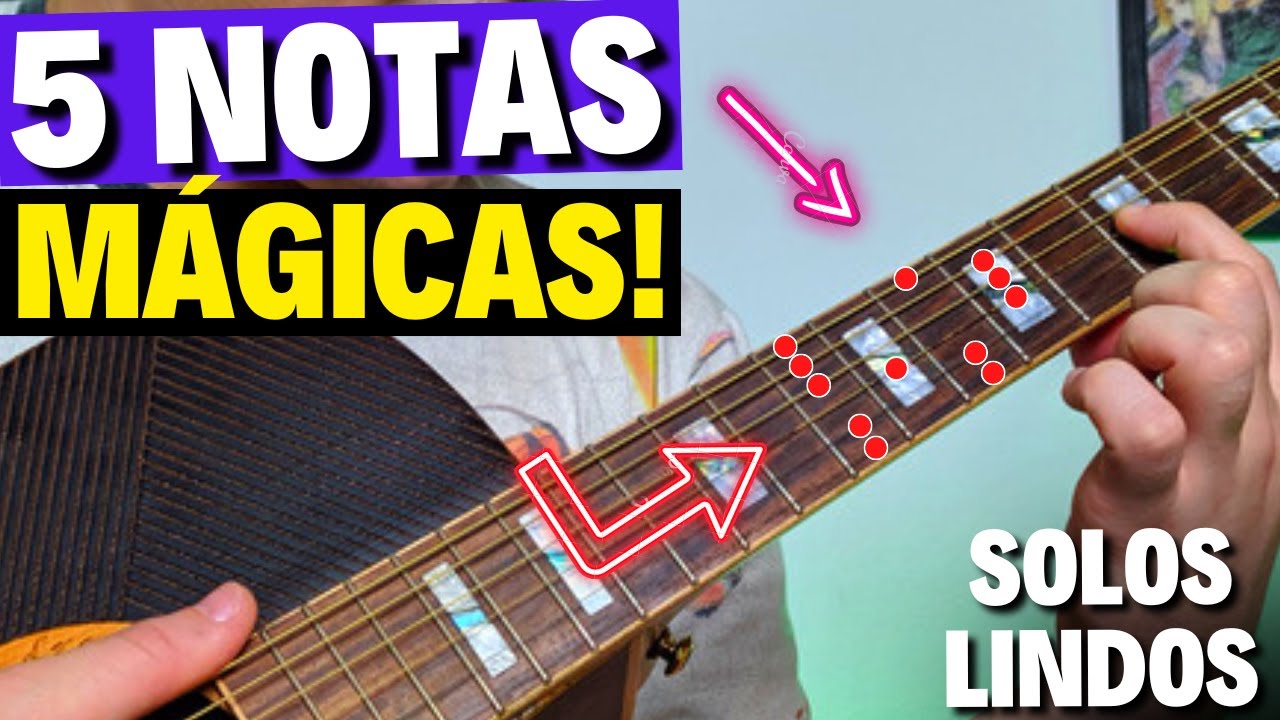 🎸Veja como SOLAR LINDAMENTE no violão SEM ERROS com apenas 5 notas ...