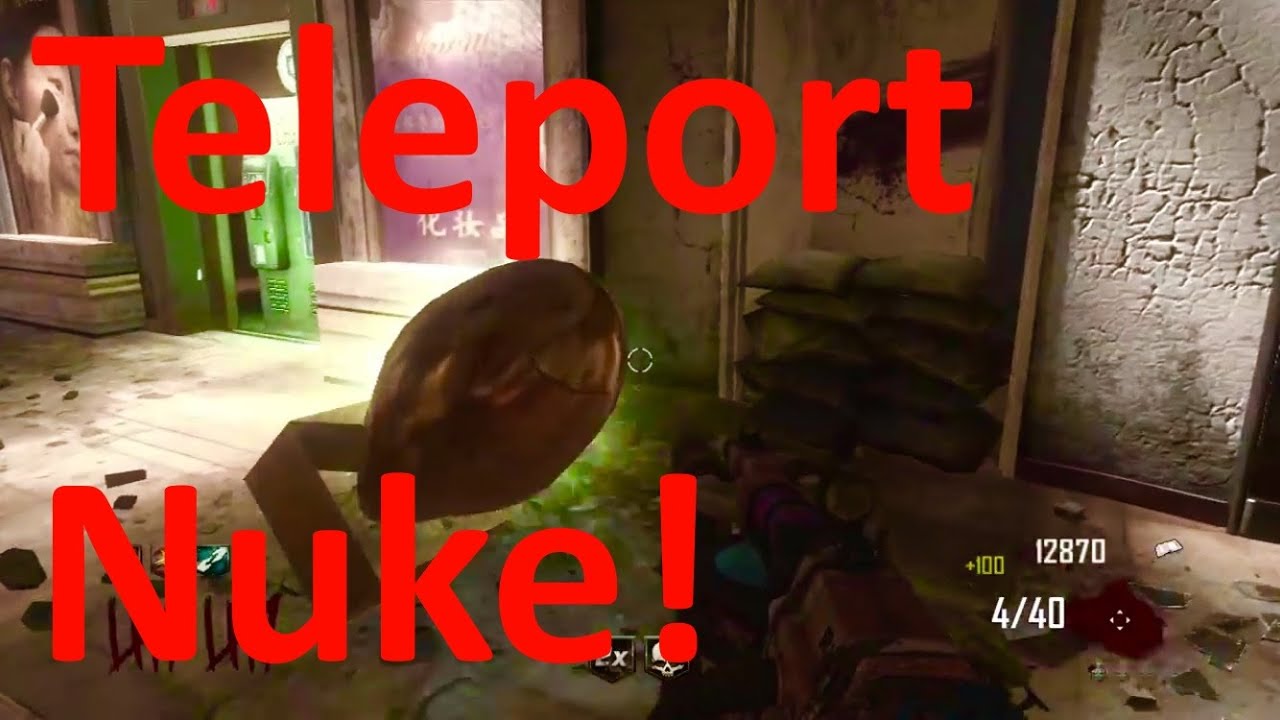 Teleportation Nuke!?!! Cod: Zombies! - YouTube
